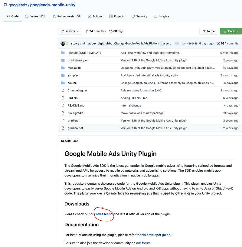 Unity 에서 Google AdMob 설정하기