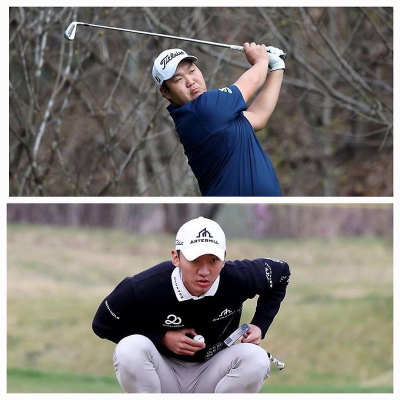 2024년 KPGA 투어 DB손해보험 프로미 오픈 2라운드 김찬우 윤상필 공동 선두