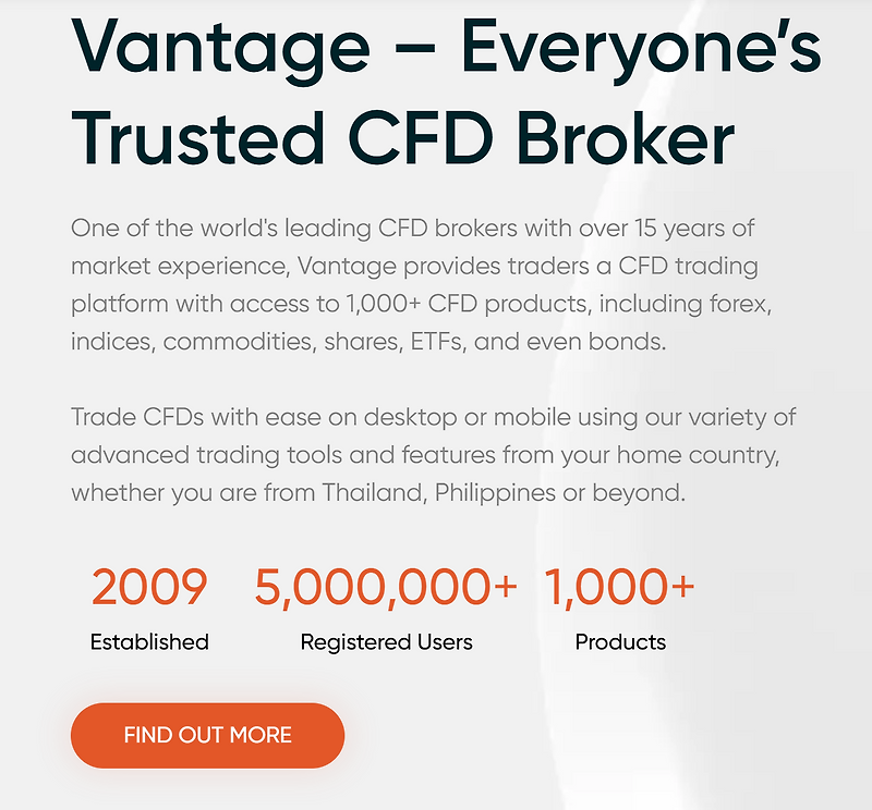 Vantage Markets Sign-Up Event