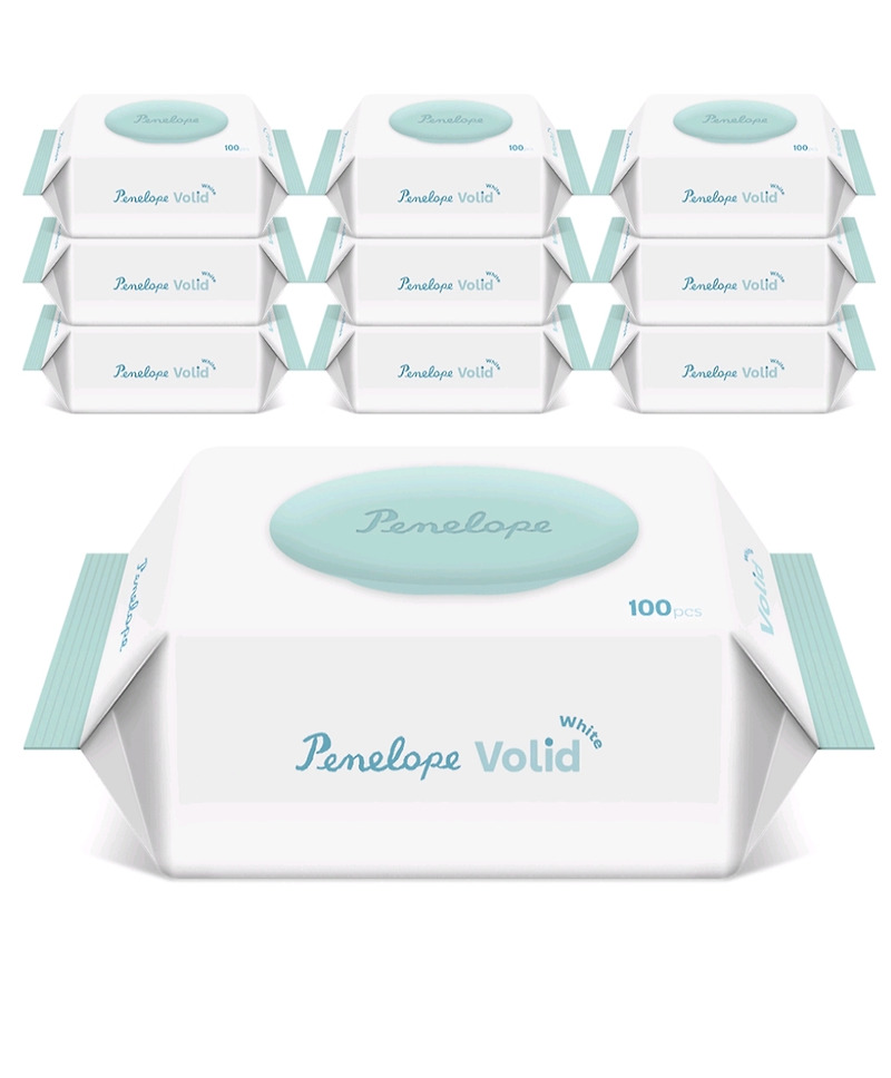 💧100매 × 10팩, Penelope Volid 화이트 물티슈 솔직 리뷰