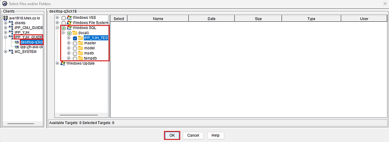 Dell EMC Avamar (Virtual Edition) MSSQL DB 백업