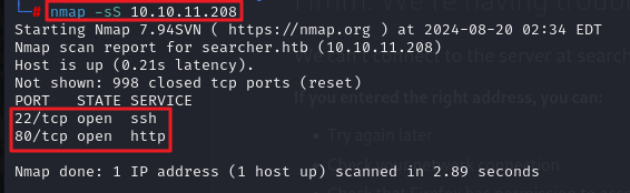 Hack the Box - Busqueda 문제 풀이(write-up) :: We're already connected