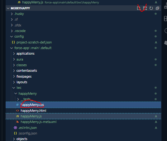 [Salesforce] LWC CSS 파일 추가하기 (Add Create LWC Css file in VSCode)