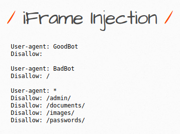 [1-5] iFrame Injection