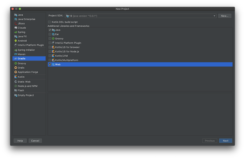 IntelliJ. spring-webmvc + gradle + tomcat. web application 구조로 만들기