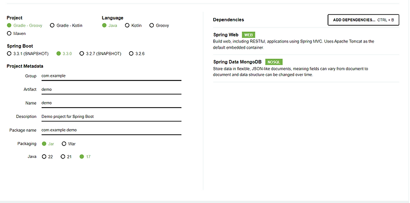 Springboot 프로젝트 Mongodb 연결