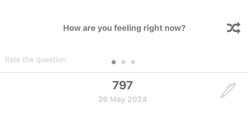 Question Diary 240526SUN: Q797