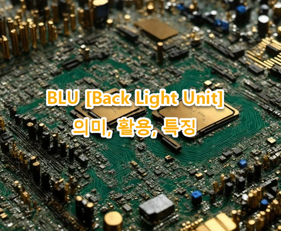 BLU [Back Light Unit] 의미, 활용, 특징 최신자료