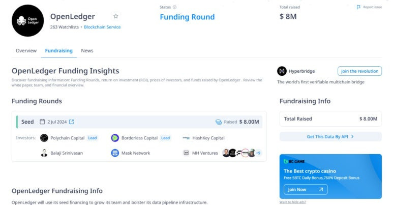 8M 투자 받은 OpenLedger 채굴하기 ( Grass류 , polychain , Mask Network , Hashkey )