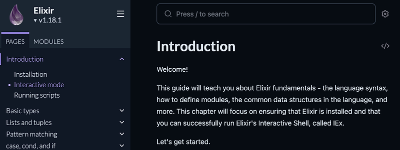 Let's start Elixir