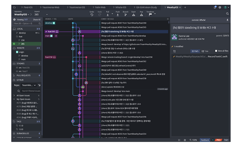 [Git] Git Kraken(깃 크라켄)을 이용한 Git Flow 구현 — SOLEARN