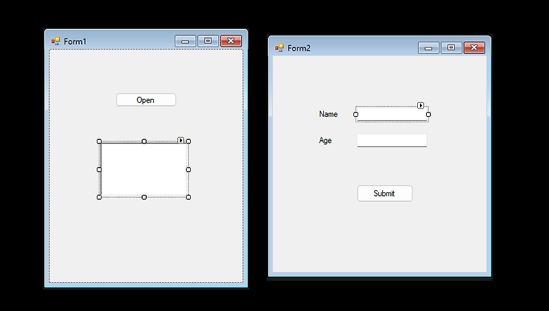[WINFORMS] form 데이터 전송