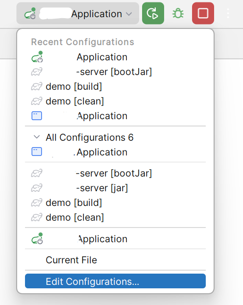 [IntelliJ] 스프링부트 프로젝트 JVM Heap 메모리 크기 지정하기