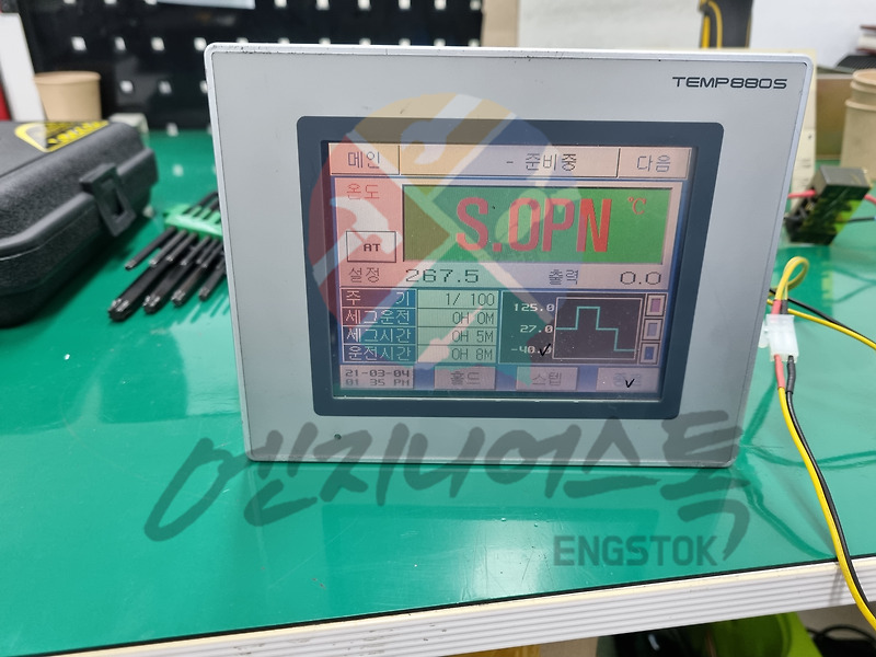삼원터치패널 TEMP880S수리 / Samwontech TEMP880S-10/UDC / 삼원테크 컨트롤러모니터 TEMP880S-10/UDC 수리완료!★