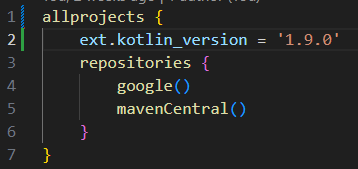 Flutter Error : The binary version of its metadata is ~, expected version is