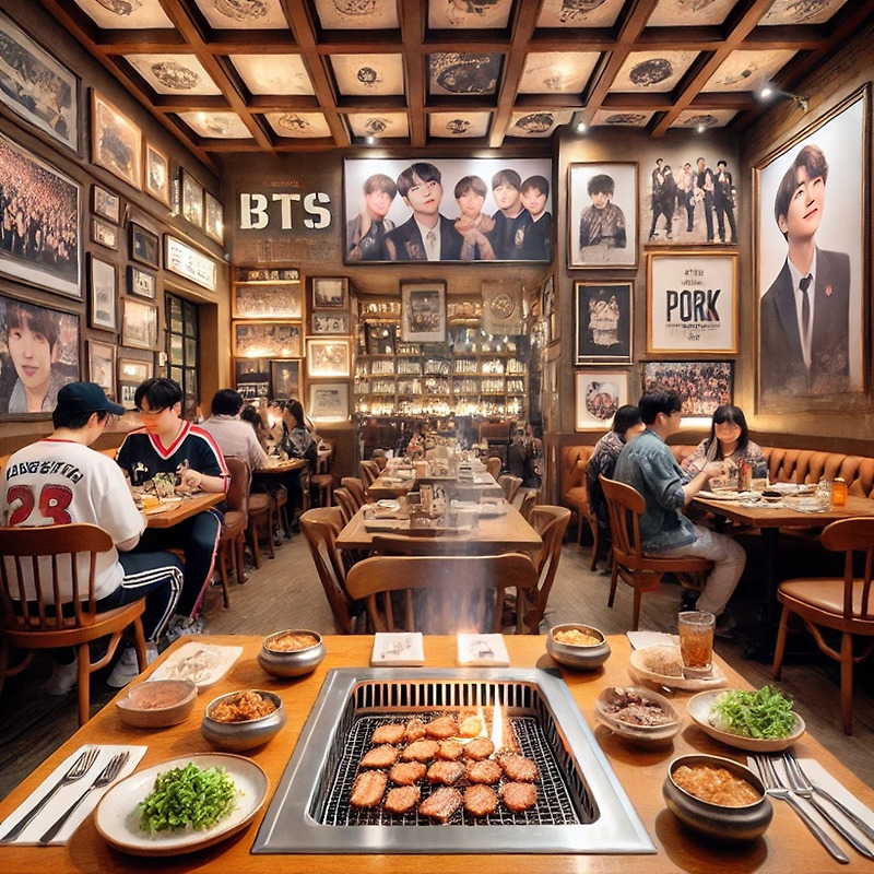 A tour of pork restaurants visited by BTS members