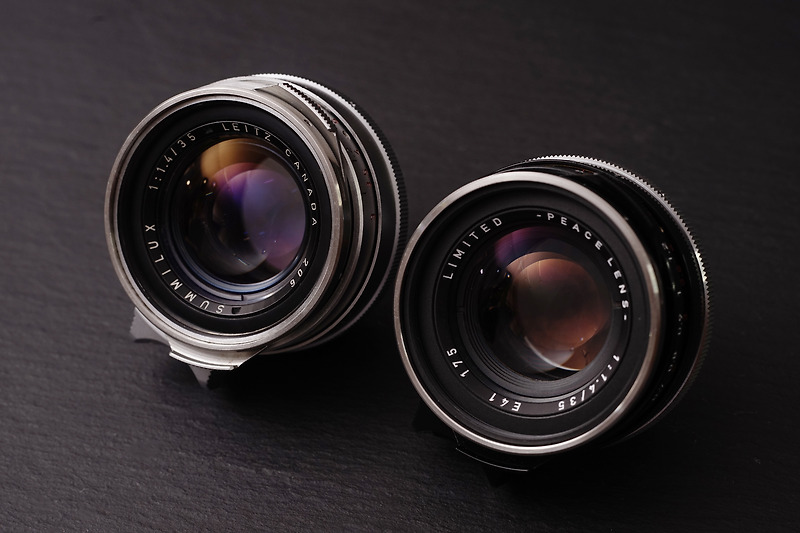 [名玉熱戰 / Comparison] Peace Lens 35mm F1.4 Limited & Leitz Canada ...