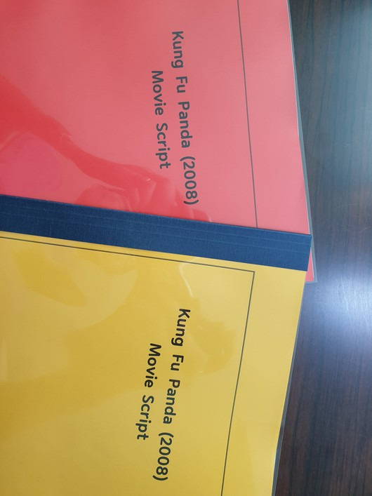 영화/미드대본(Movie Script) 자료 몰 :: Kung Fu Panda (2008) 쿵푸팬더 영화영어대본 제본