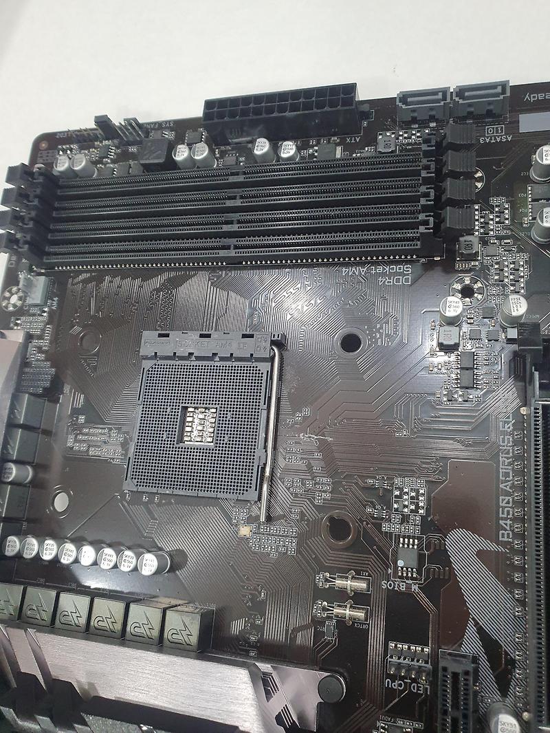 남양주시 화도읍 마석 컴퓨터수리 PC클리닉 :: 기가바이트 B450 AORUS ELITE 메인보드 최신바이오스 작동영상 마석 ...