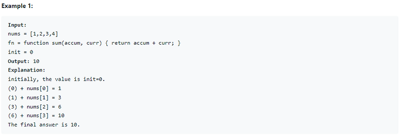 [leetcode][JS] 2626. Array Reduce Transformation :: 최고의 개발자 (목표)