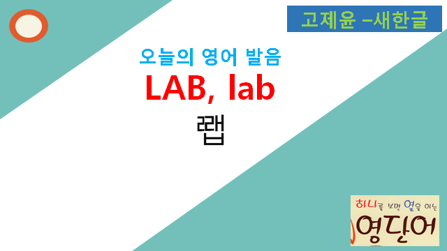 유산균 영어로, LAB meaning, lab 실험실