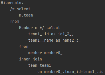 [JPQL] 프로젝션(SELECT)
