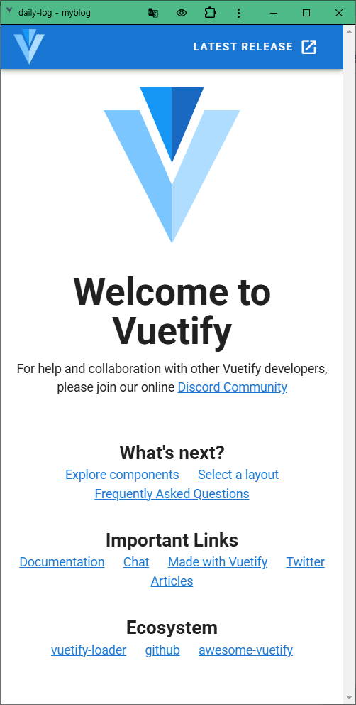 2. Vue와 Firebase로 개발하는 서버리스 PWA myBlog - vue create