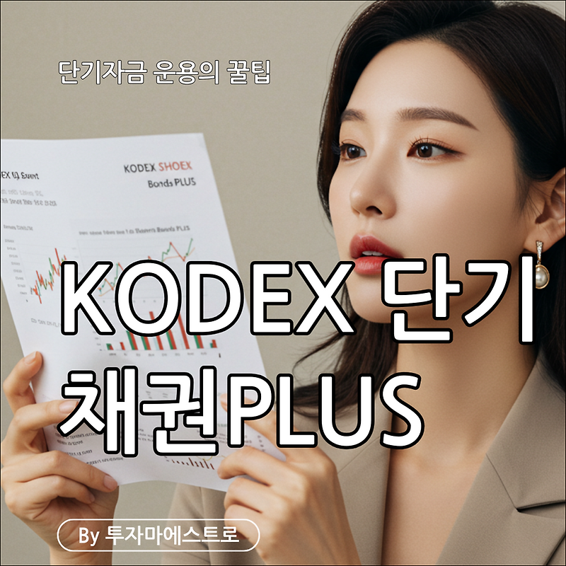 KODEX 단기채권 PLUS 분석 단기자금 운용의 꿀팁