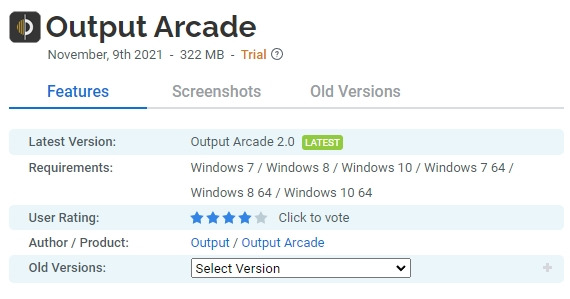 Output Arcade 무료 다운로드
