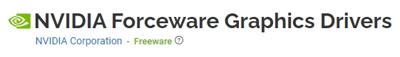 NVIDIA Forceware Graphics Drivers 무료 다운로드