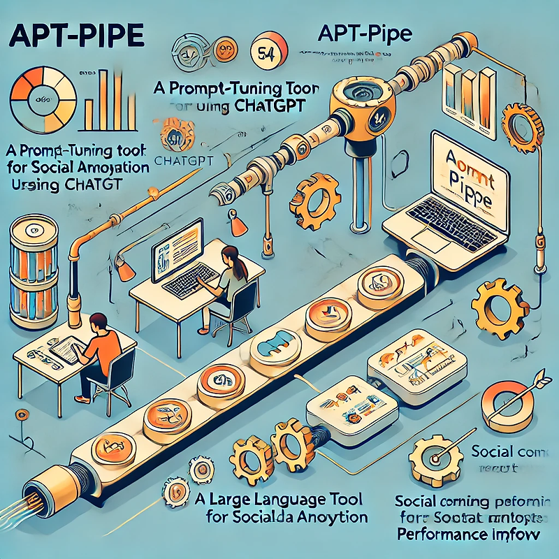 APT-Pipe: A Prompt-Tuning Tool for Social Data Annotation using ChatGPT - 리뷰