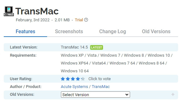 TransMac 무료 다운로드