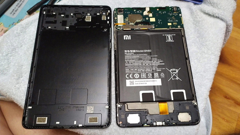 샤오미 미패드4 액정 자가수리후 황당한 뻘짓 후기