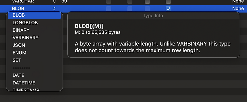 MYSQL)Data too long for column 에러 해결