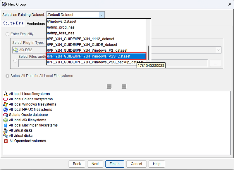Dell EMC Avamar Windows VSS 백업 실습