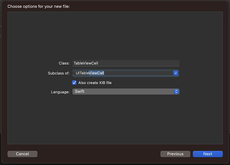 [ios/swift] xib를 이용한 tableview custom cell