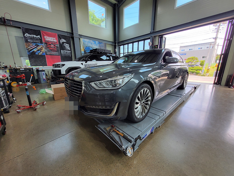 현대 제네시스 EQ900 LPG개조 빅풋스프링