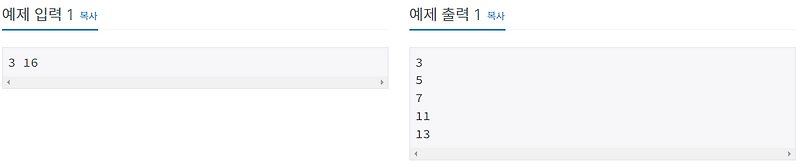 백준 1929번 - 소수 구하기 (파이썬/Python)