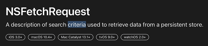 swift - NSFetchRequest — happyytw