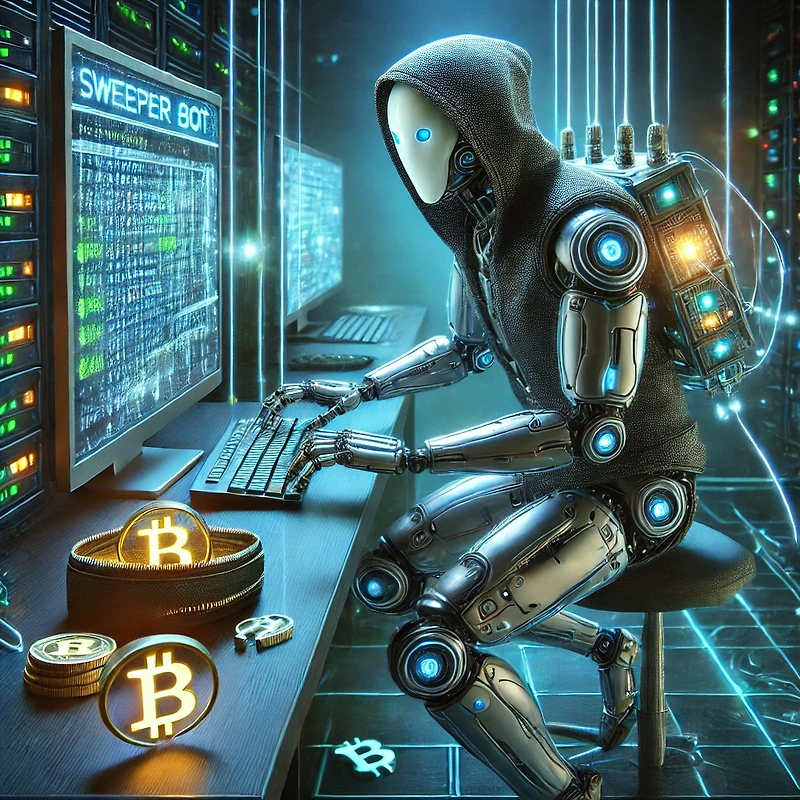 스위퍼봇(Sweeper Bot),계정 해킹 주의