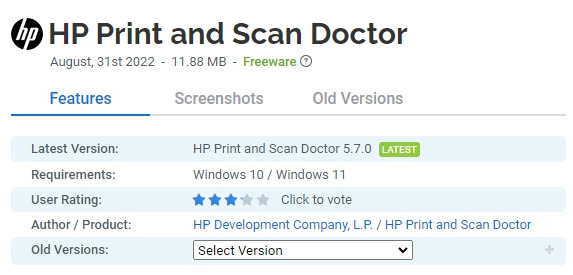 HP Print and Scan Doctor 무료 다운로드