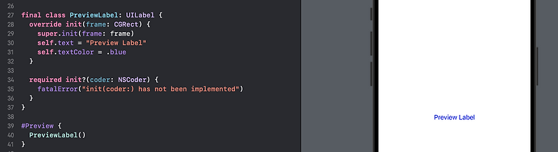 iOS SwiftUI, UIKit 개발 간 Preview Macro 사용방법