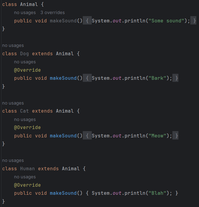 [Java] 상속 Inheritence - 4 (다운 캐스팅과 instanceof, abstract class 추상 클래스 ...