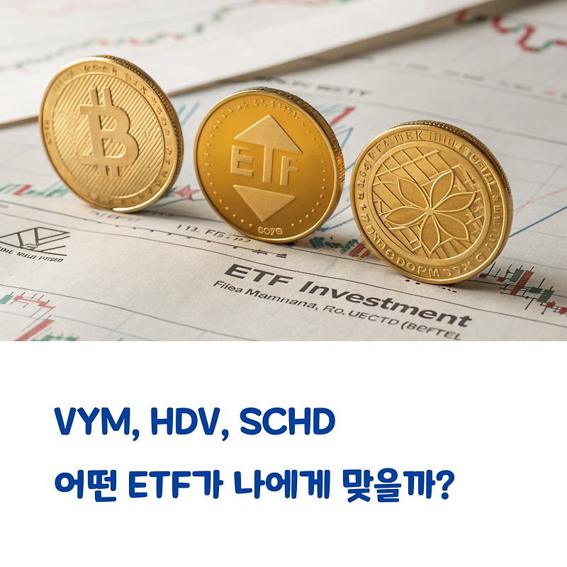 VYM, HDV, SCHD, 어떤 ETF가 나에게 맞을까?