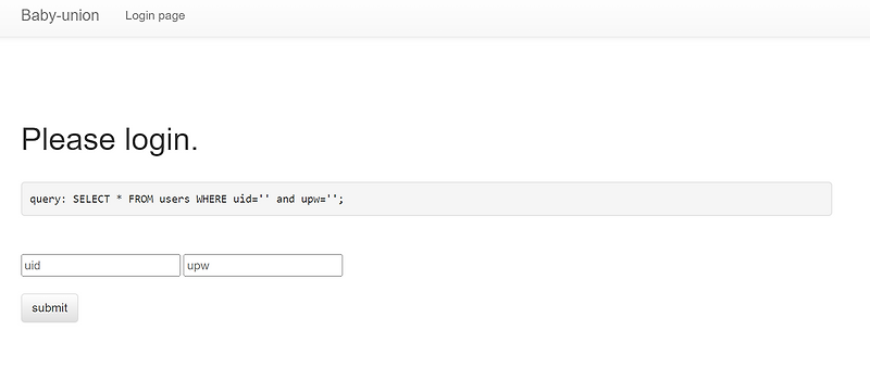 [Dreamhack] Level 1: baby-union — mnzy🌱