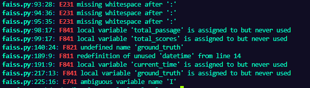 python flake8 기본 사용법