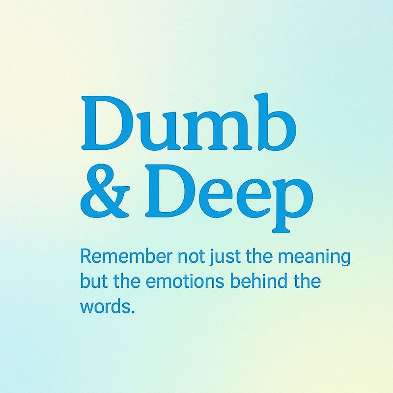 🌌 Dumb & Deep 시리즈: 영어 단어 감정 표현 시리즈 :: TODAY'S STORY