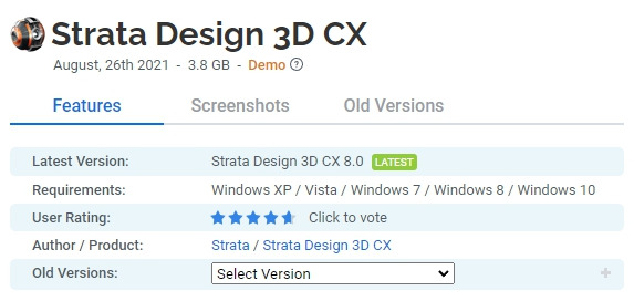 Strata Design 3D CX 무료 다운로드