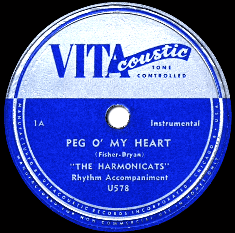 The Harmonicats – [1947] Peg O' My Heart / Fantasy Impromptu (1st Single)