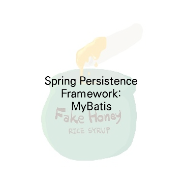 Spring Persistence Framework: MyBatis
